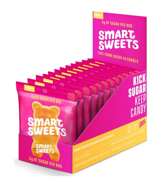 Smart Sweets - Fruity Gummy Bears (Box of 12) | FREE shipping in Canada
