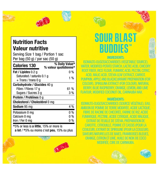 Smart Sweets - Sour Blast Buddies 50g (Single Pack) | Buy online at ...
