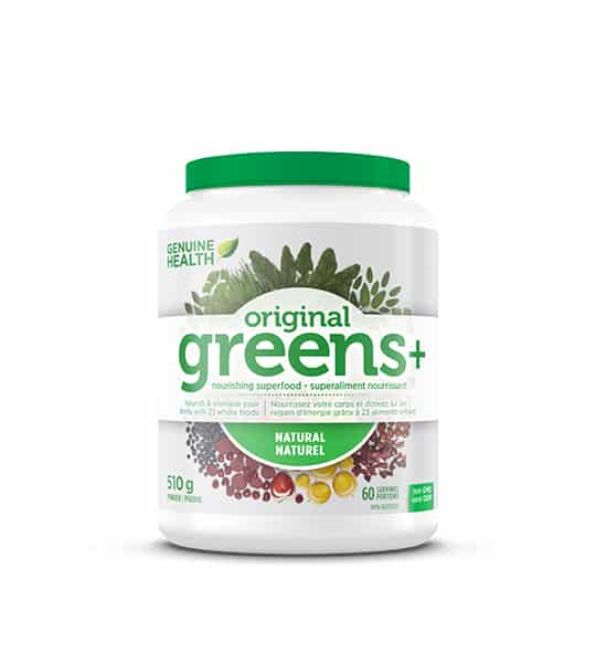 Genuine Health - Greens+ (30 Serv) | Cleanse & Detox, Greens & Berries ...