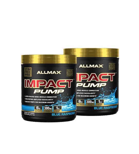 Allmax - Impact Pump (30 Serv x2) | Pre-Workout Supplements