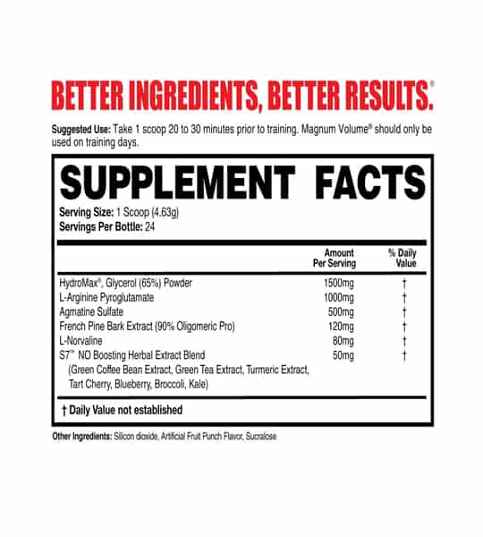 Magnum - Volume (24 Serv) | Canada Supplements Direct