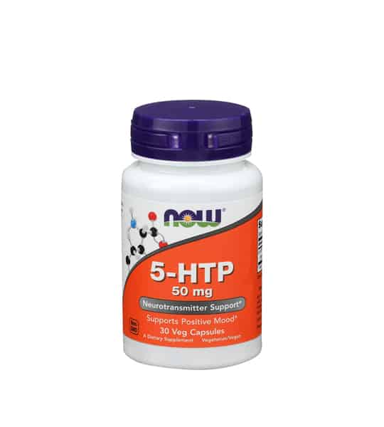 NOW - 5HTP 50mg (30 v caps) | Supplements Direct