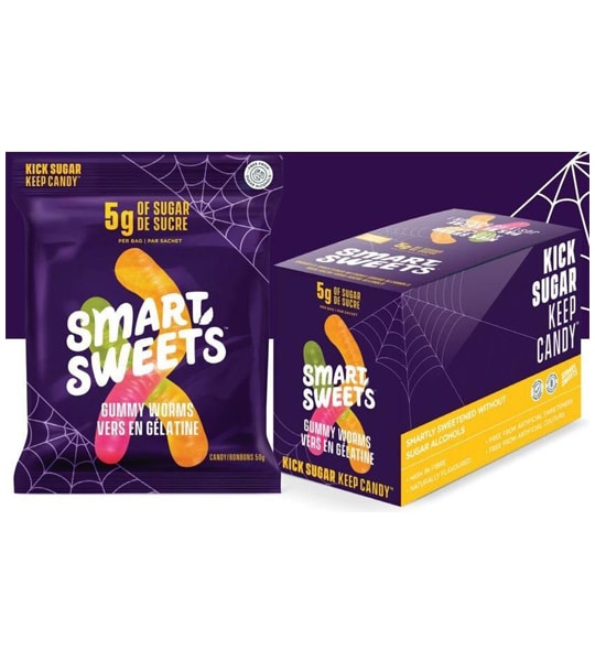 Smart Sweets - Gummy Worms *Limited Edition* (Box of 12)