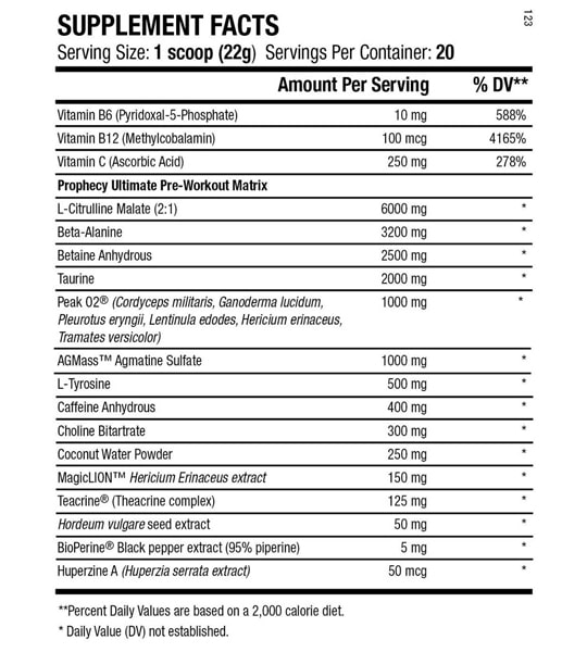 ANS – Prophecy Pre-Workout (20 Servings) | Supplements Direct