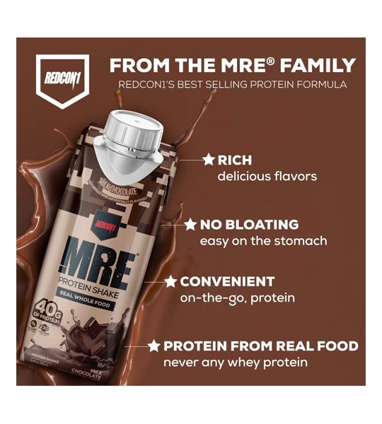 Redcon1 - MRE Real Whole Food 40g Protein Shake (500ml)