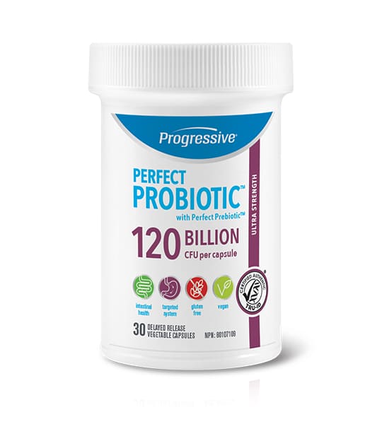 Progressive - Perfect Probiotic 120 Billion CFU (30 Capsules) Shelf ...