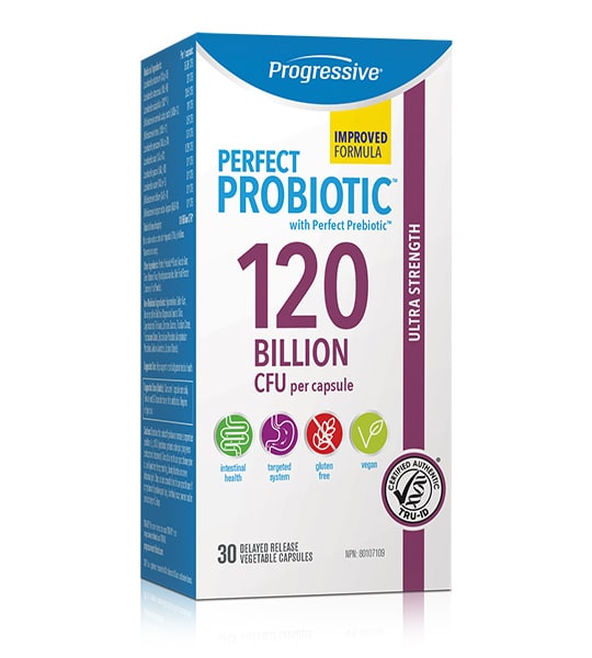 Progressive - Perfect Probiotic 120 Billion CFU (30 Capsules) Shelf ...