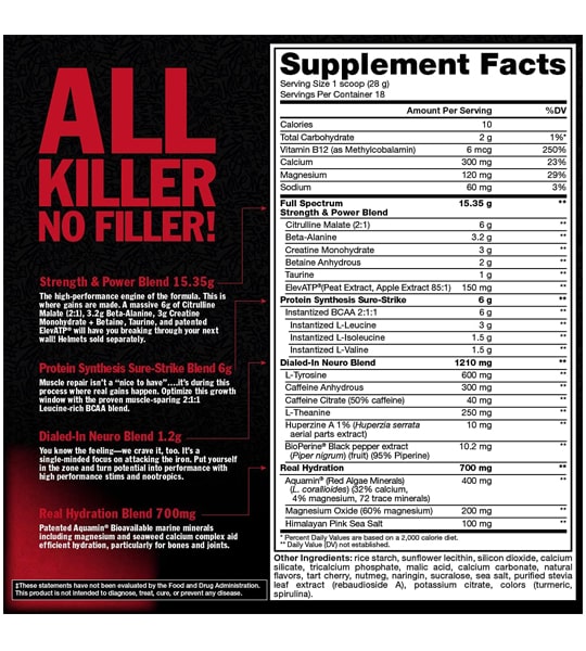 Mutant - All-In Pre Workout (168g 12 Servings)