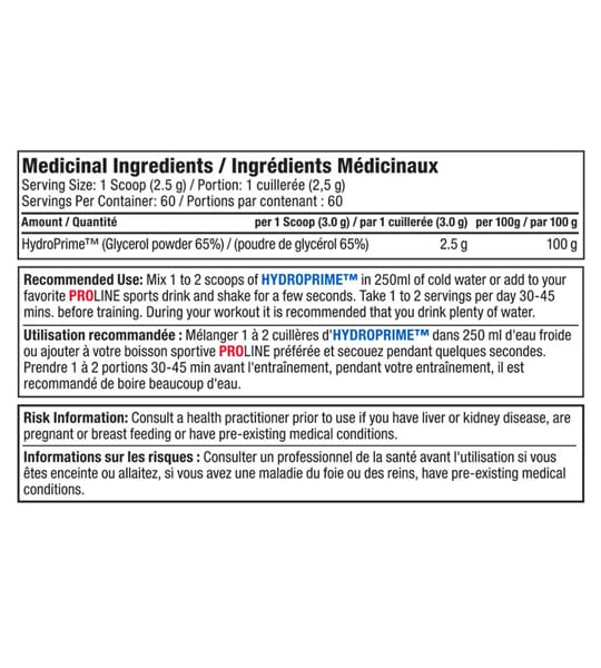 Pro Line - Hydro Prime Unflavored (60 Servings)