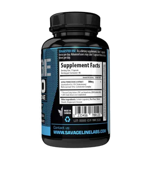 Savage Line Labs - Turkesterone T-500 (90 caps)