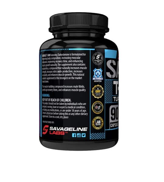 Savage Line Labs - Turkesterone T-500 (90 caps)