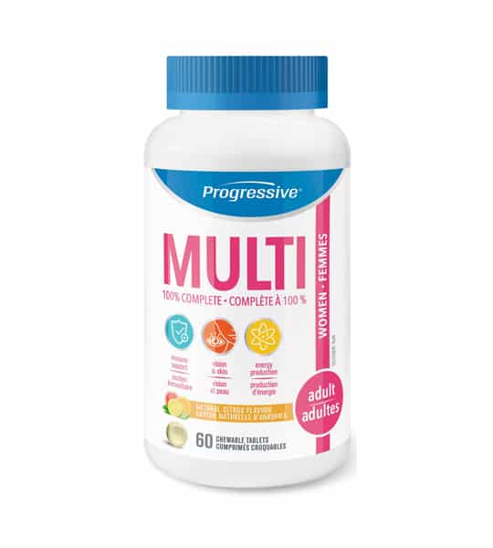 Progressive - Adult Women's Multi (60 Chewables) | Buy online | Canada ...