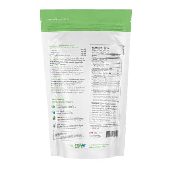 Raw Nutritional - Vegan Pro (1lb)