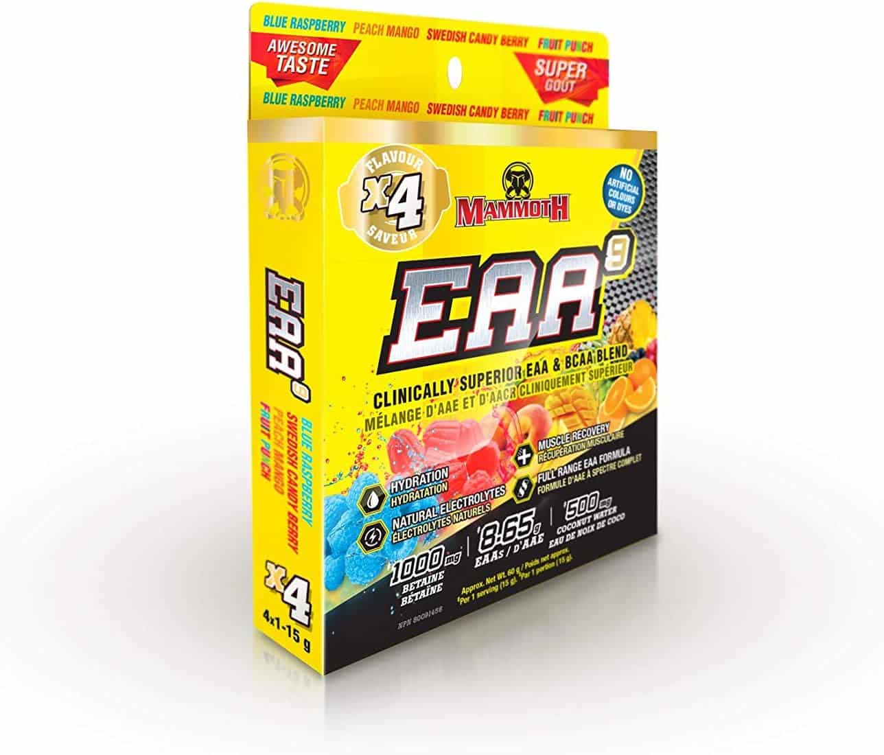 Mammoth Supplements - EAA9 3 Serving Variety Pack