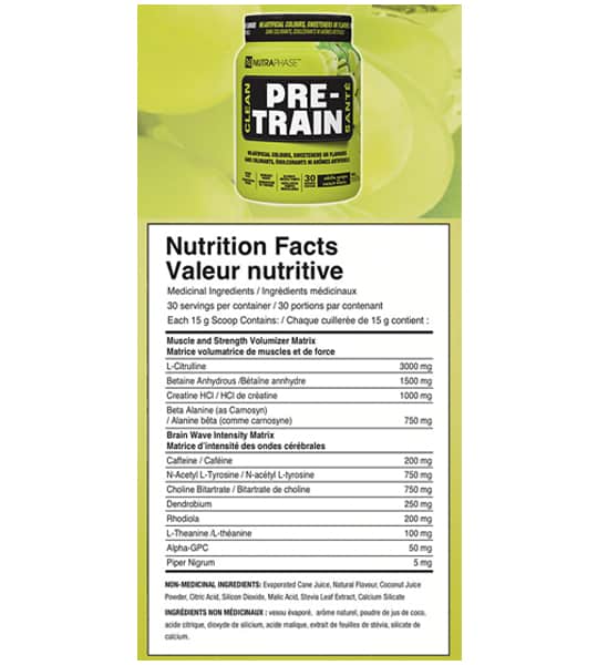 Nutraphase - Clean Pre Train