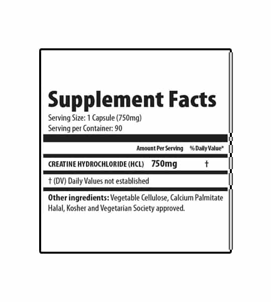 Savage Line Labs - Creatine HCL (90 caps)