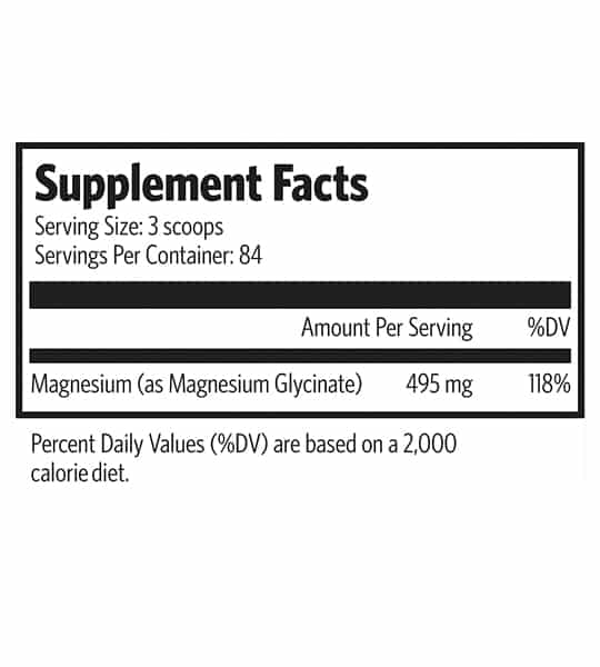 Pure Lab Vitamins Magnesium Glycinate Powder at Blair Martin blog