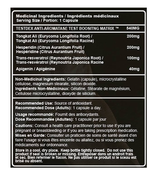 Advanced Genetics - TESTDEX (30 Capsules)