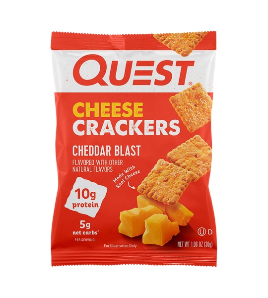 Quest - Cheese Crackers Cheddar Blast (30g) bag