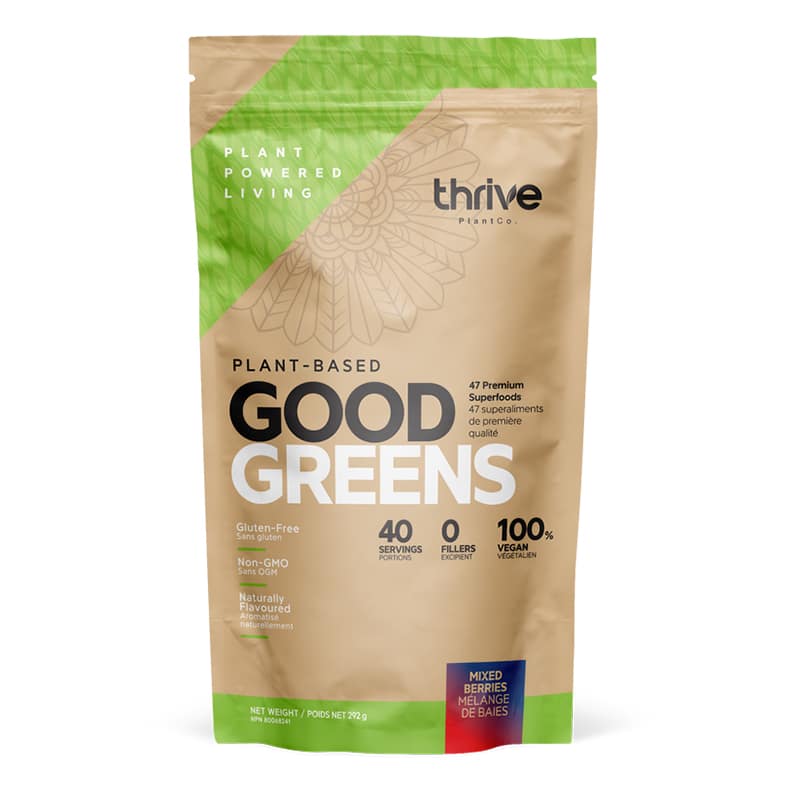 Thrive PlantCo. Plant-Based Good Greens (40 Servings)